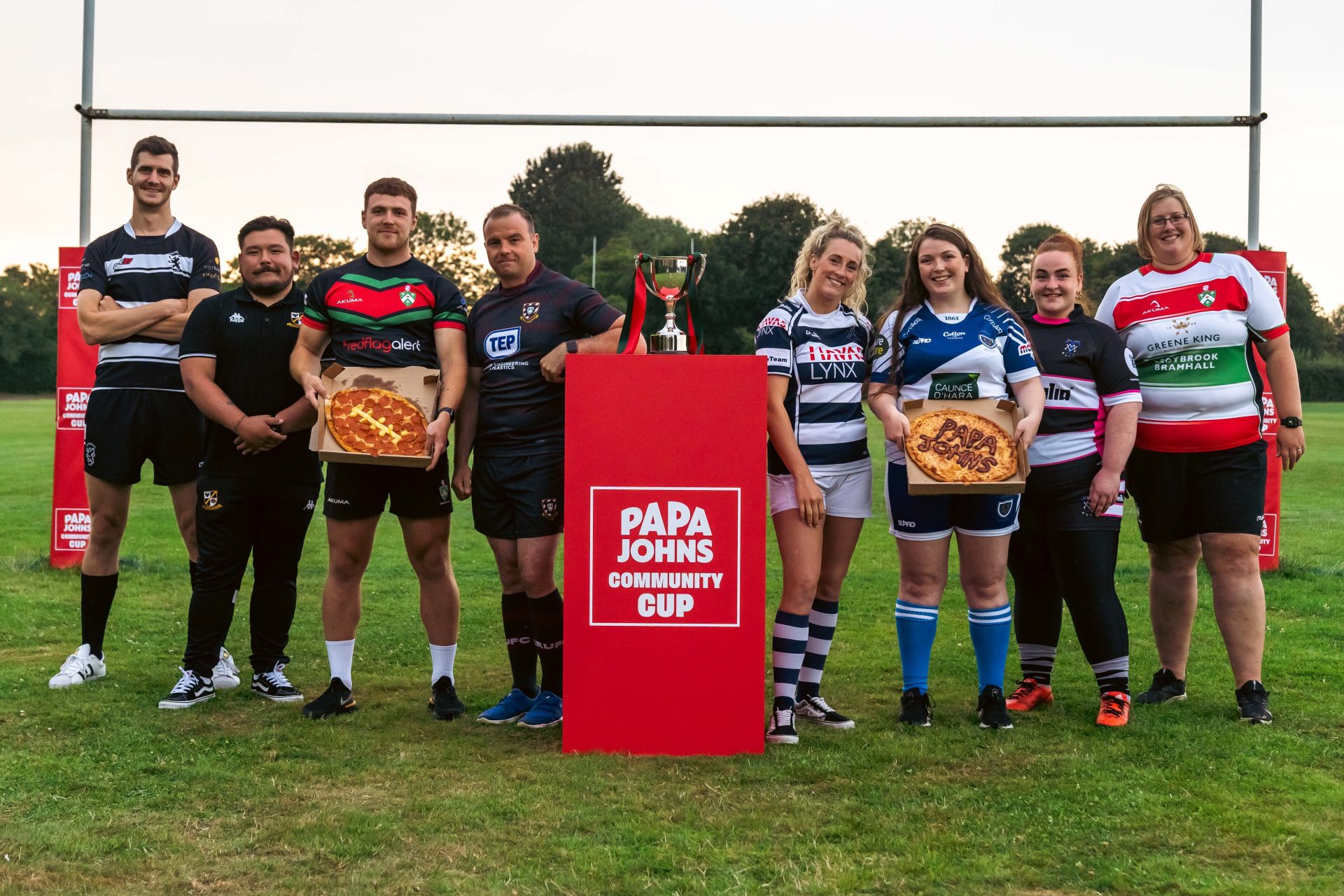 England Rugby and Papa Johns join forces to support grassroots rugby