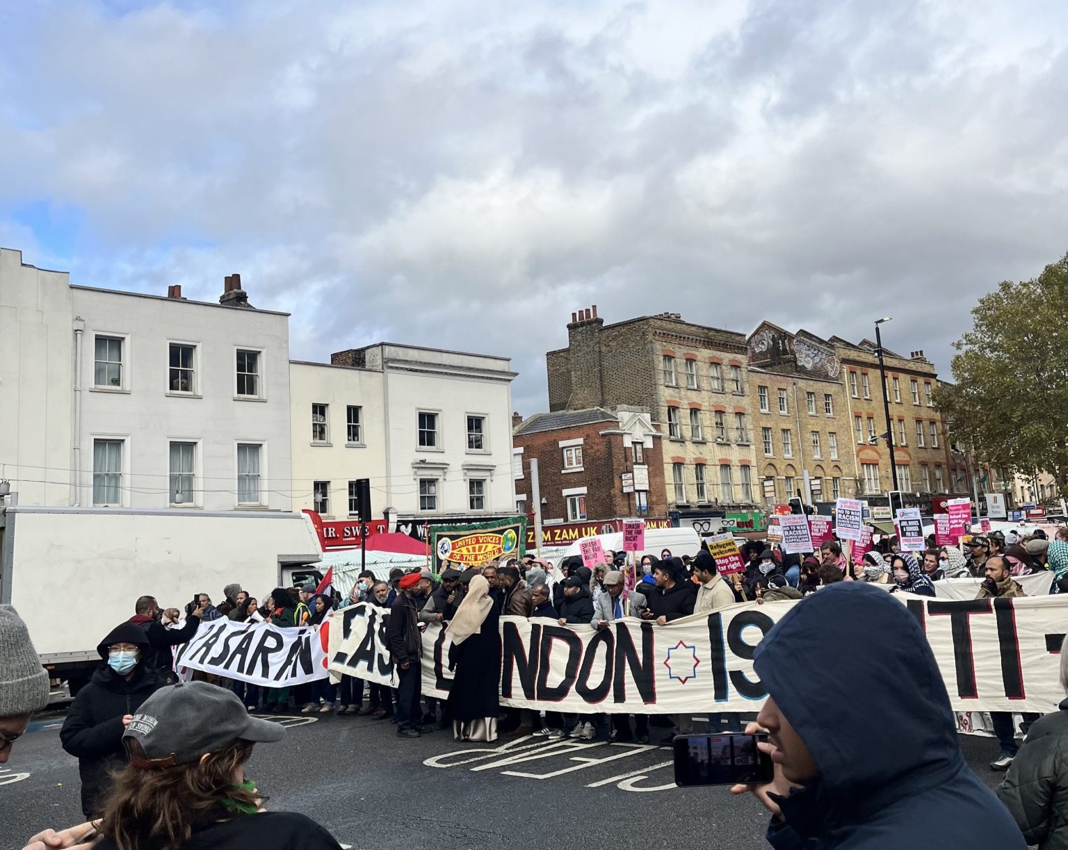 Jeremy Corbyn joins Tower Hamlets Unity Demo